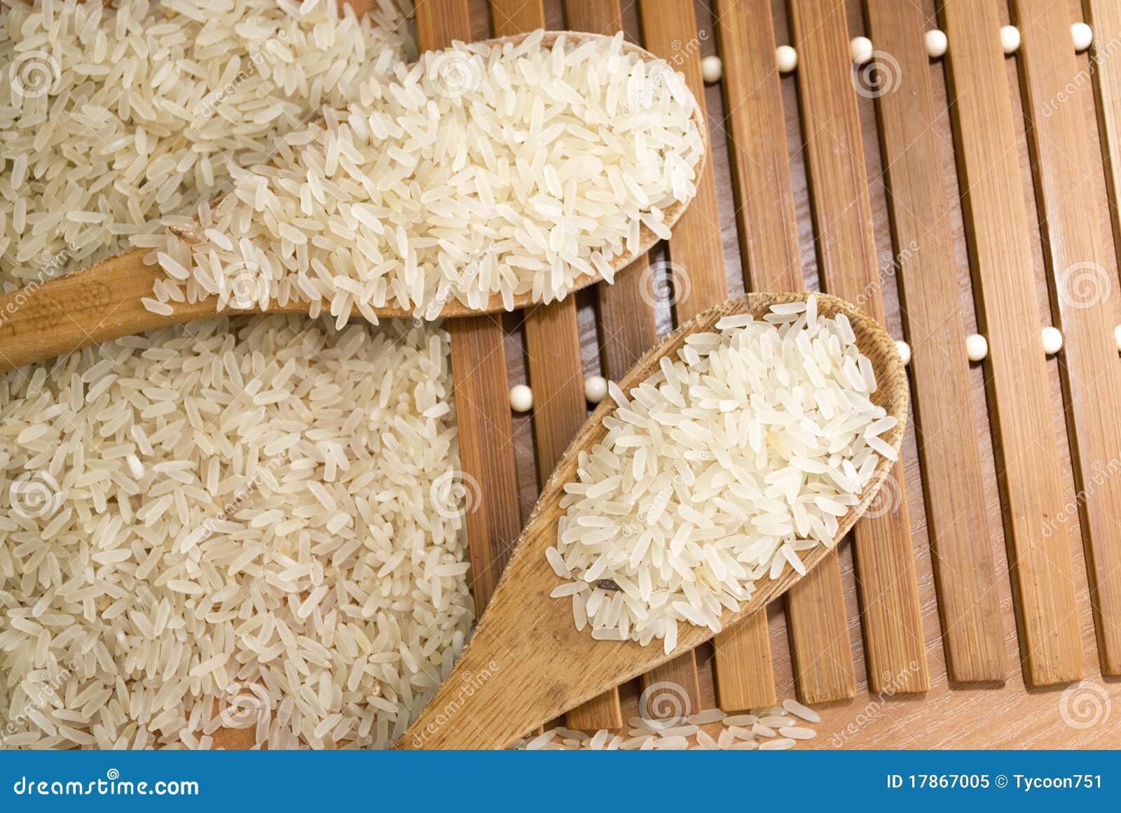 Rice in the spoon stock image. Image of ingredient, ethnicity - 17867005