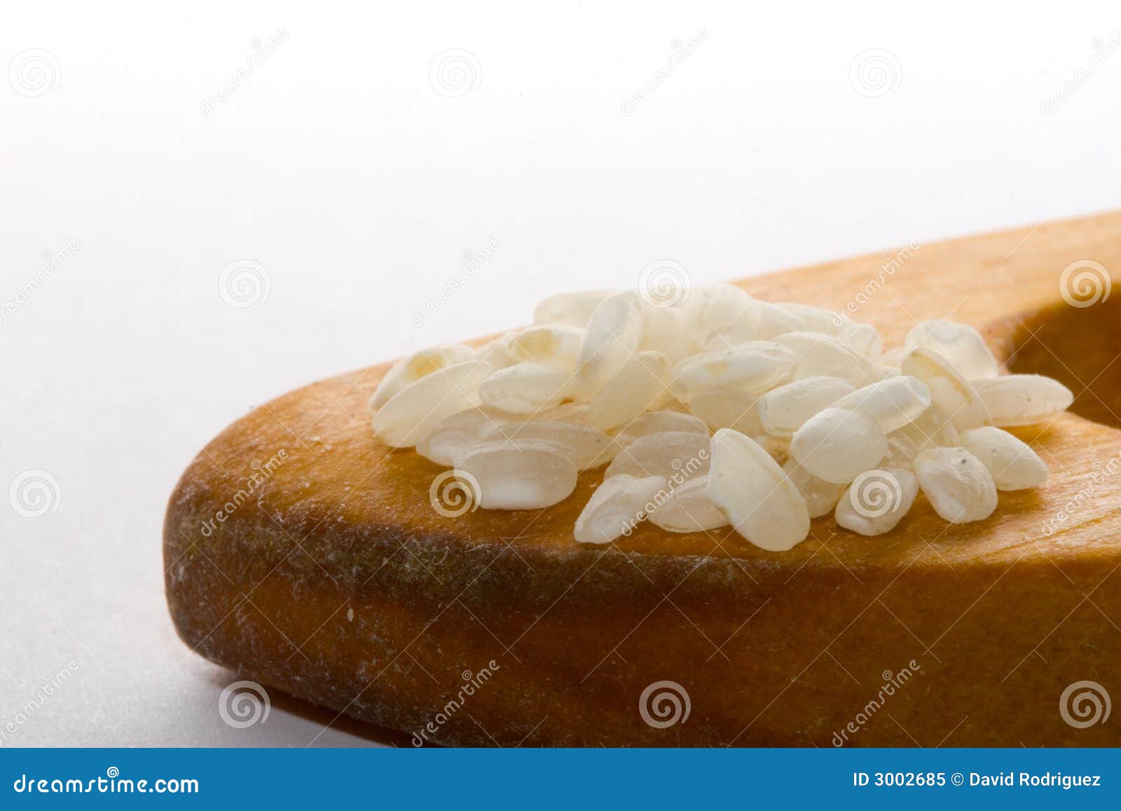 Rice on spoon stock image. Image of product, food, culinary - 3002685