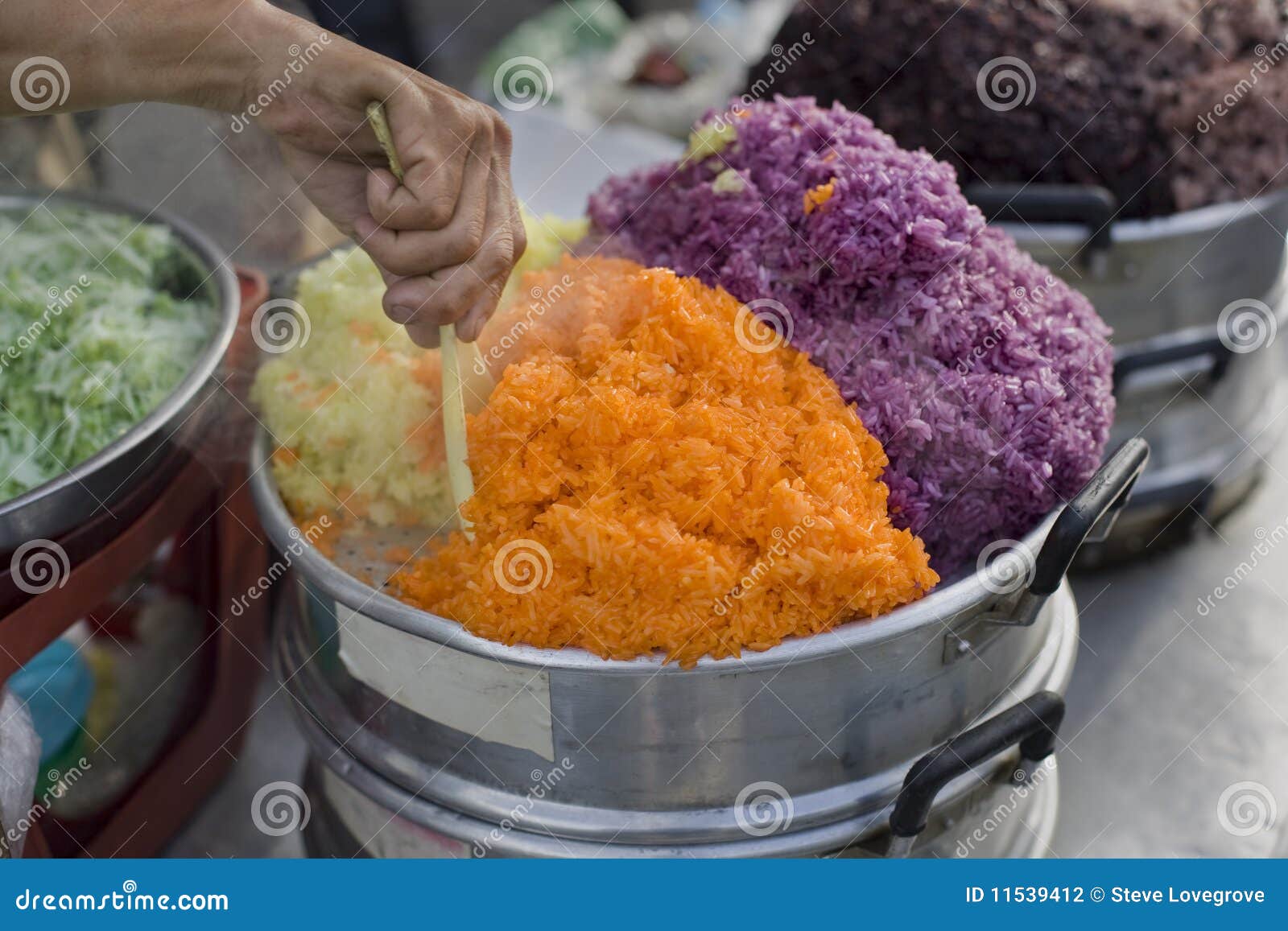 Rice Stall stock photo. Image of shop, brown, roadside - 11539412