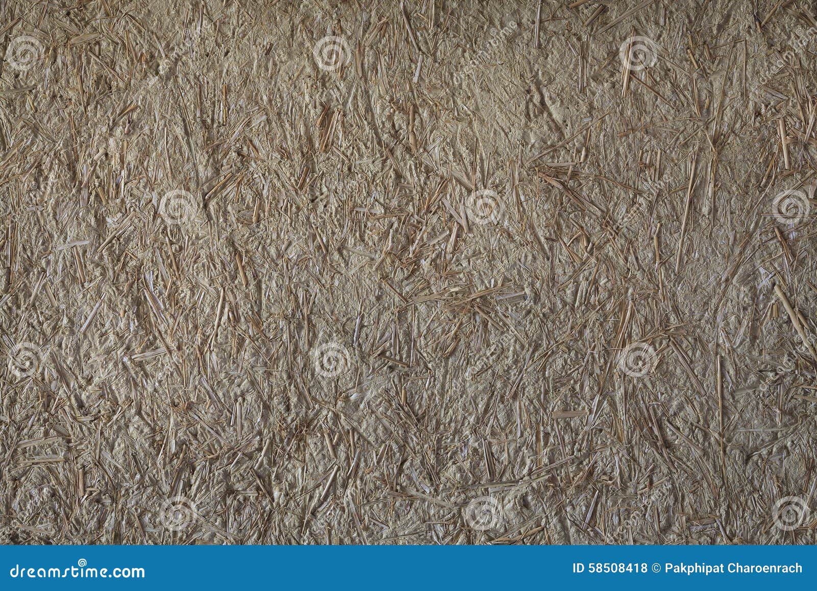 Rice Straw on Stone Wall Background Texture. Stock Photo - Image of ...