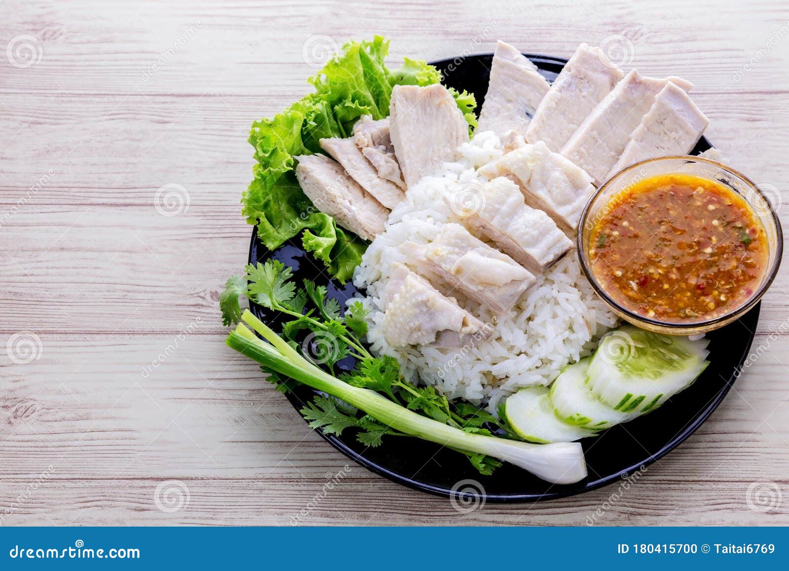 Rice streamed with chicken stock photo. Image of dinner - 180415700