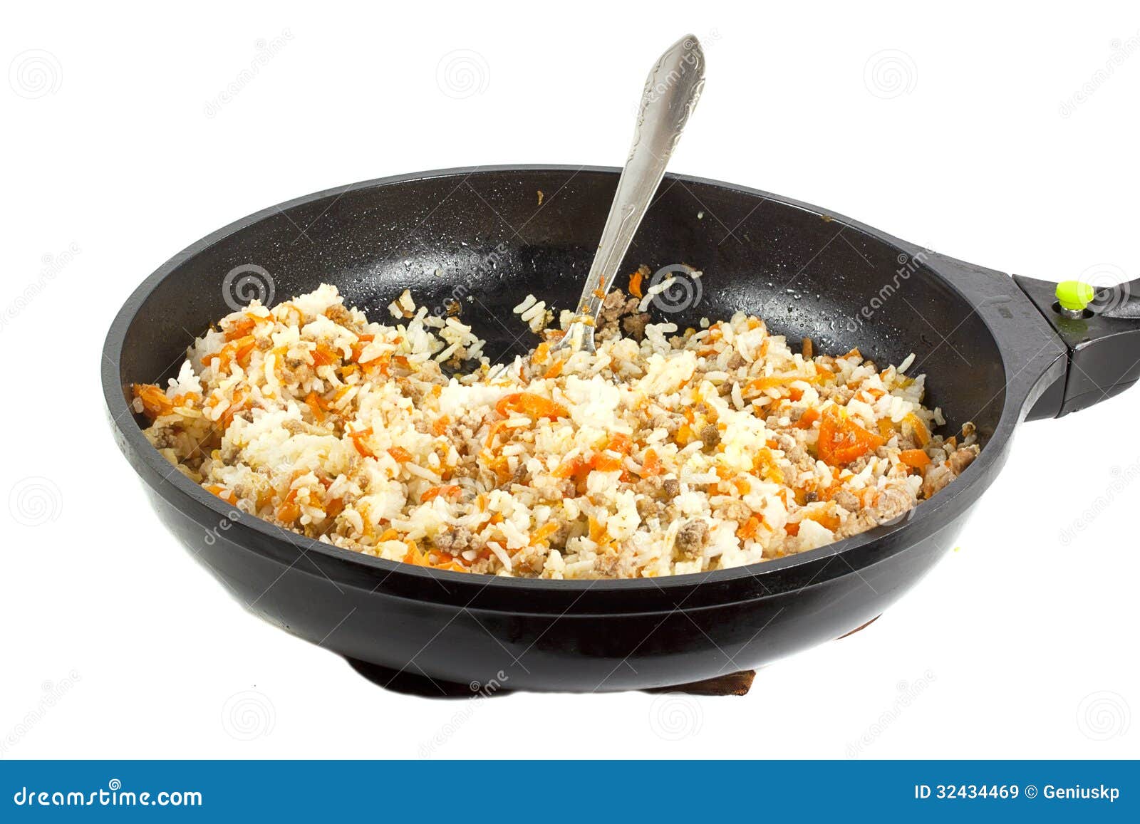 Rice stuffing pan stock image. Image of meal, beef, greek - 32434469