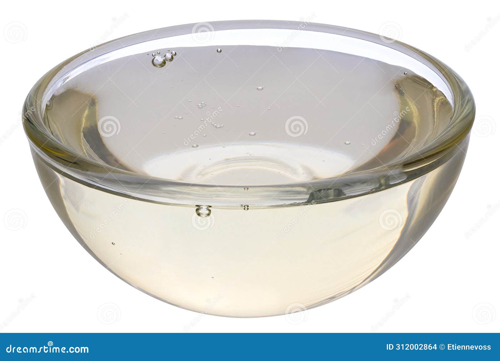 Rice Syrup in a Glass Bowl Isolated on White Stock Photo - Image of ...