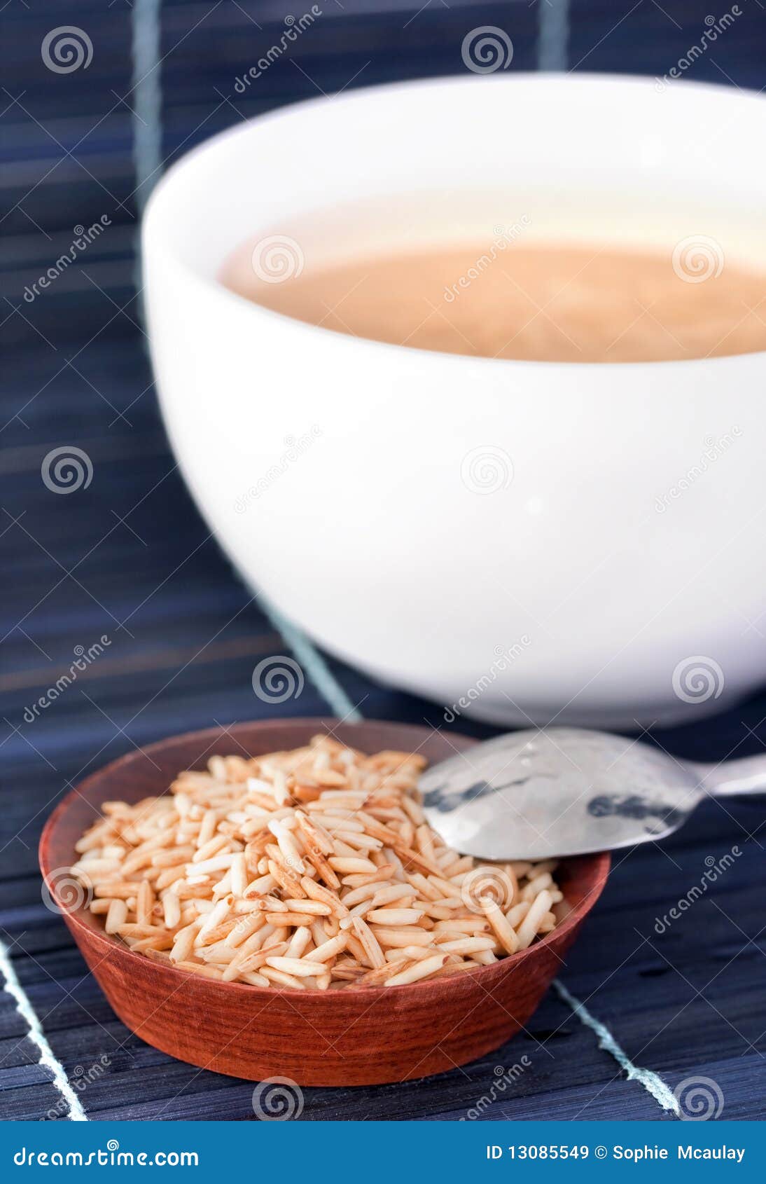 Rice tea stock image. Image of east, grain, bowl, drink - 13085549
