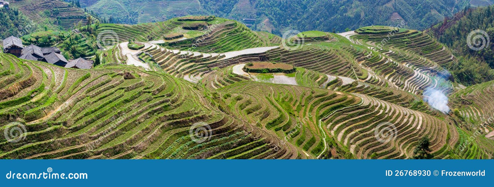Rice Terraces in Southern China Stock Photo - Image of view, nature ...