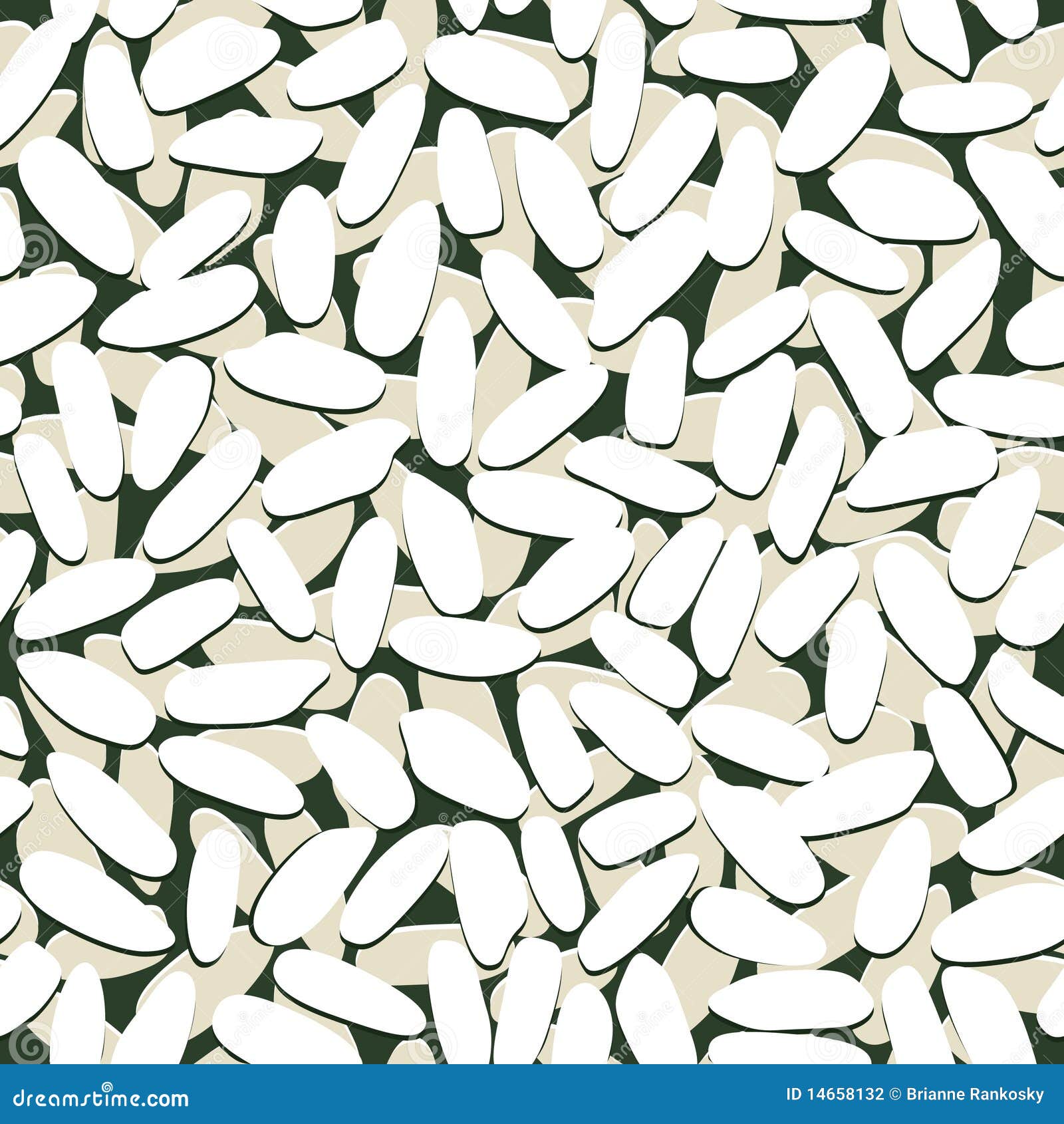 Rice Texture Seamless Pattern Vector Cereals Types | CartoonDealer.com ...