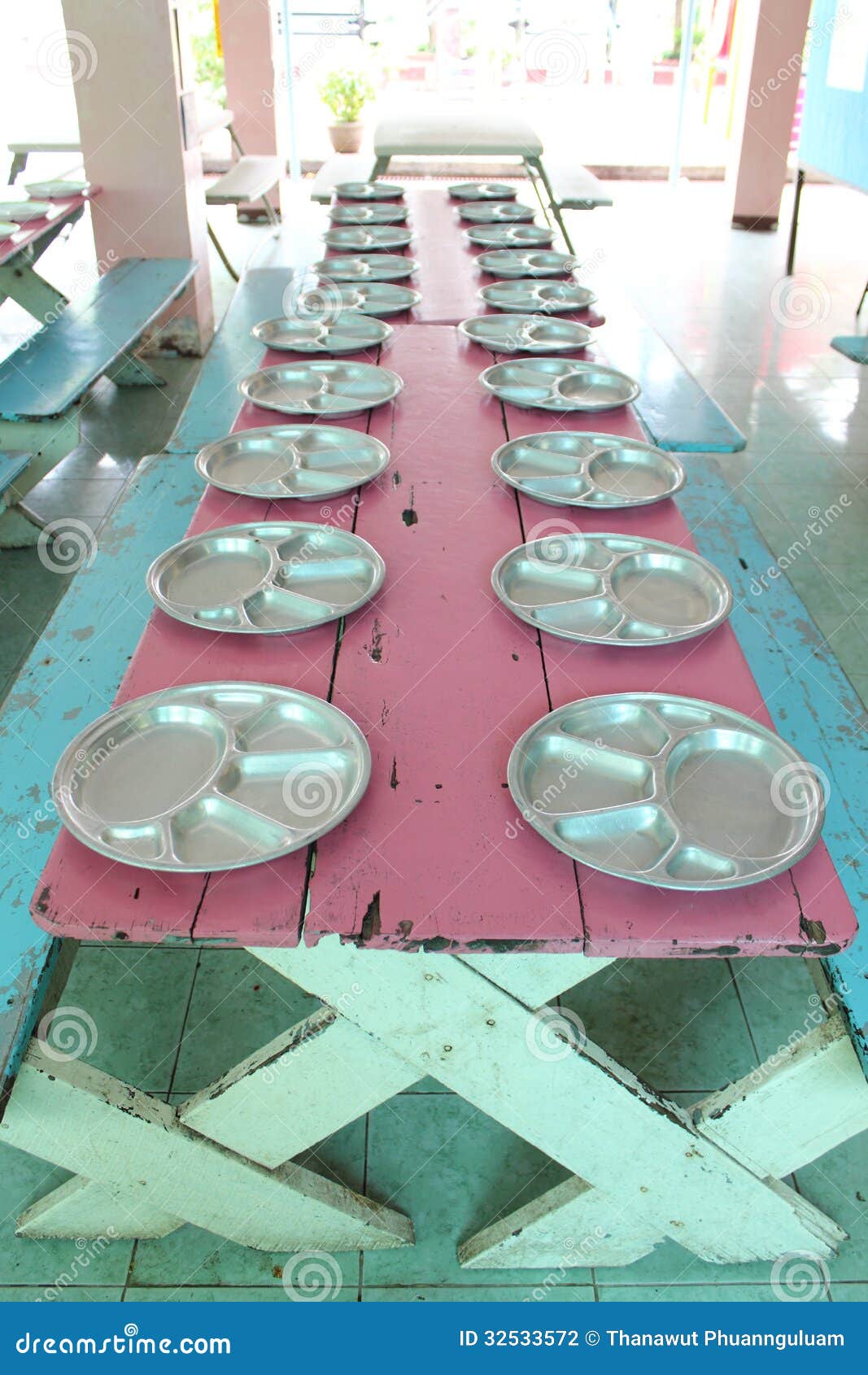 Rice trays stock photo. Image of lunch, black, restaurant - 32533572