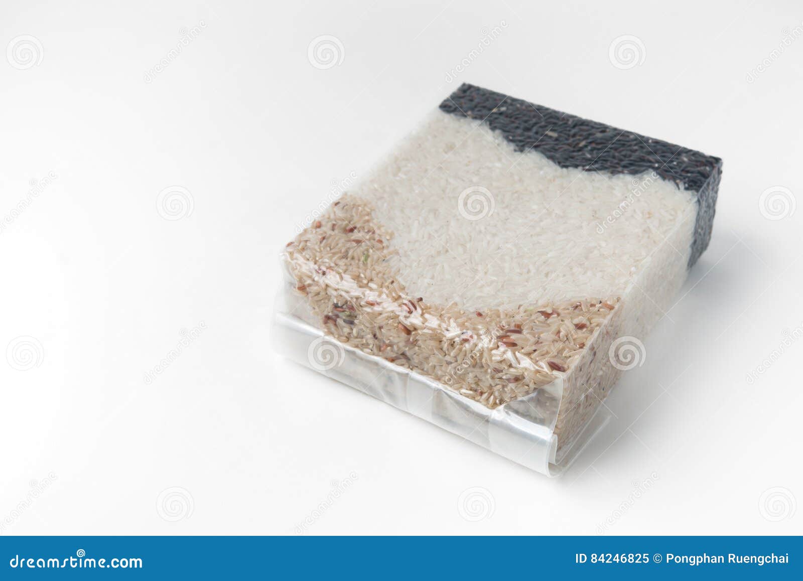 Rice in vacuum bag stock image. Image of organic, agriculture - 84246825