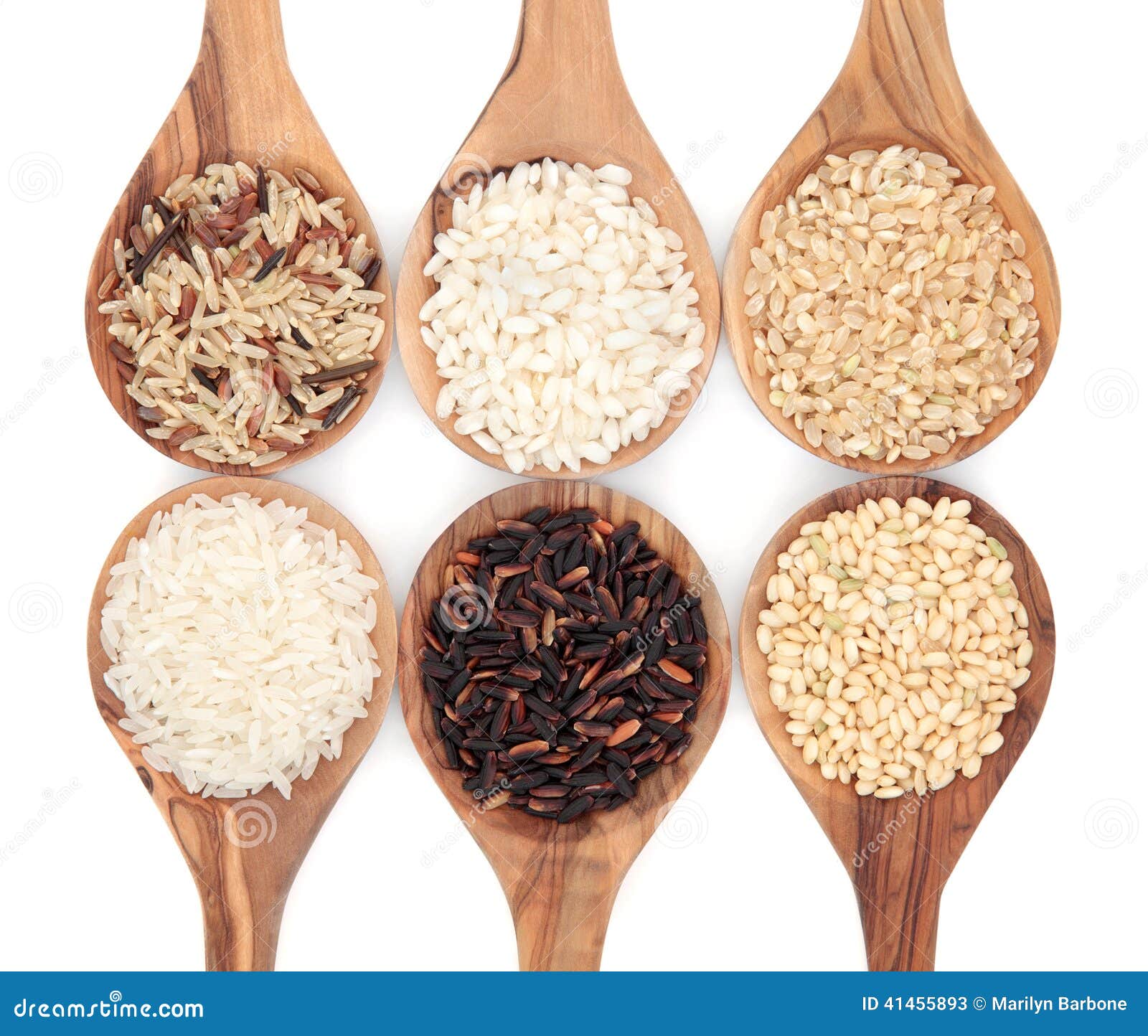 Rice Varieties stock image. Image of staple, wild, short - 41455893
