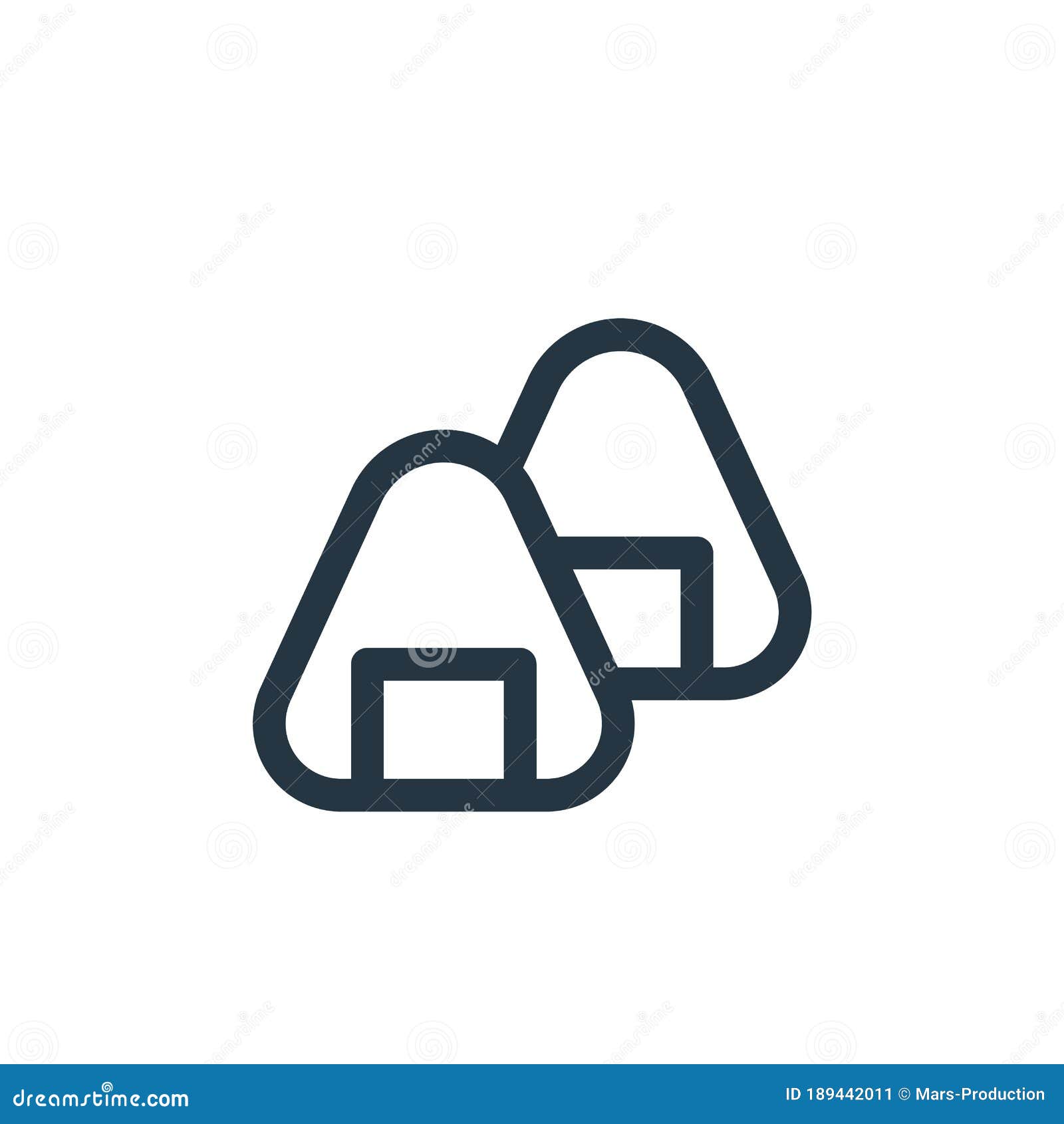 Rice Vector Icon Isolated On White Background. Outline, Thin Line Rice ...