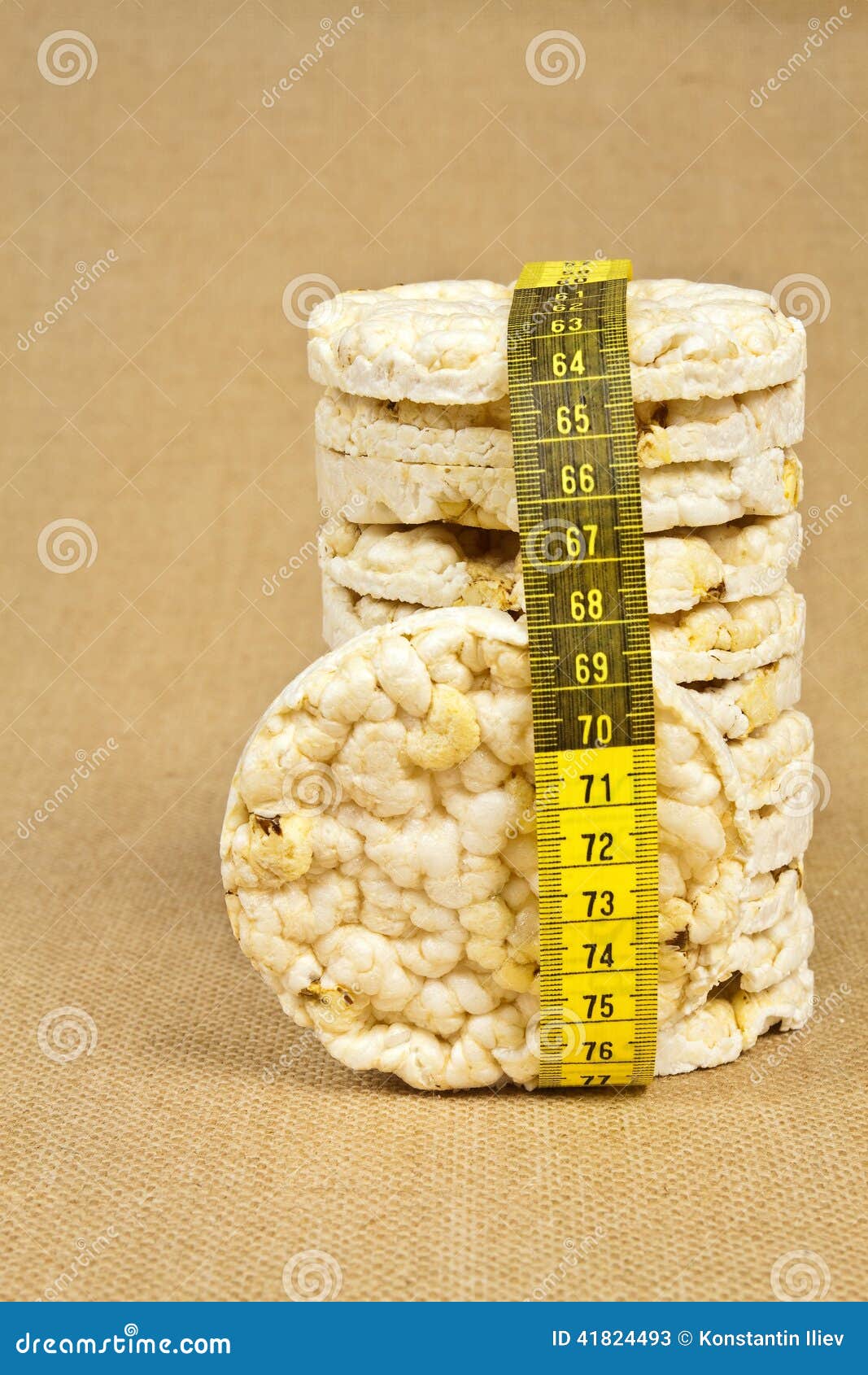 Rice wafers stock image. Image of fiber, crispy, light - 41824493