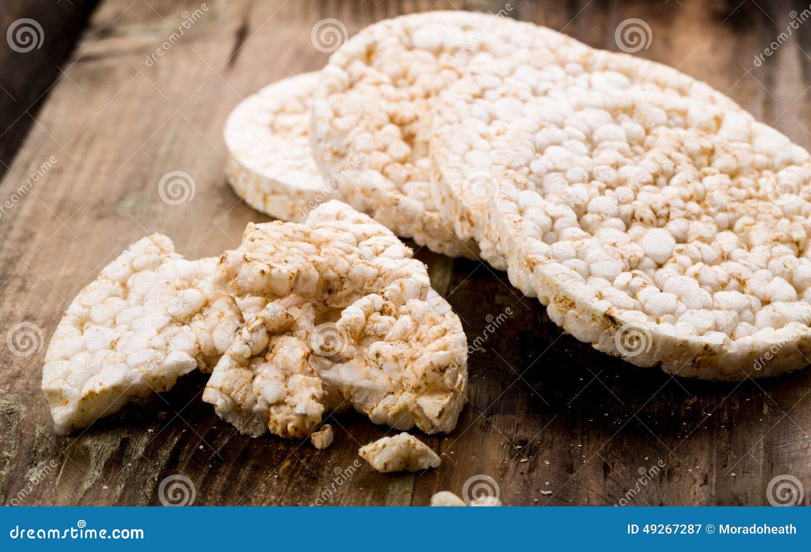 Rice wafers stock image. Image of stack, isolated, breakfast - 49267287