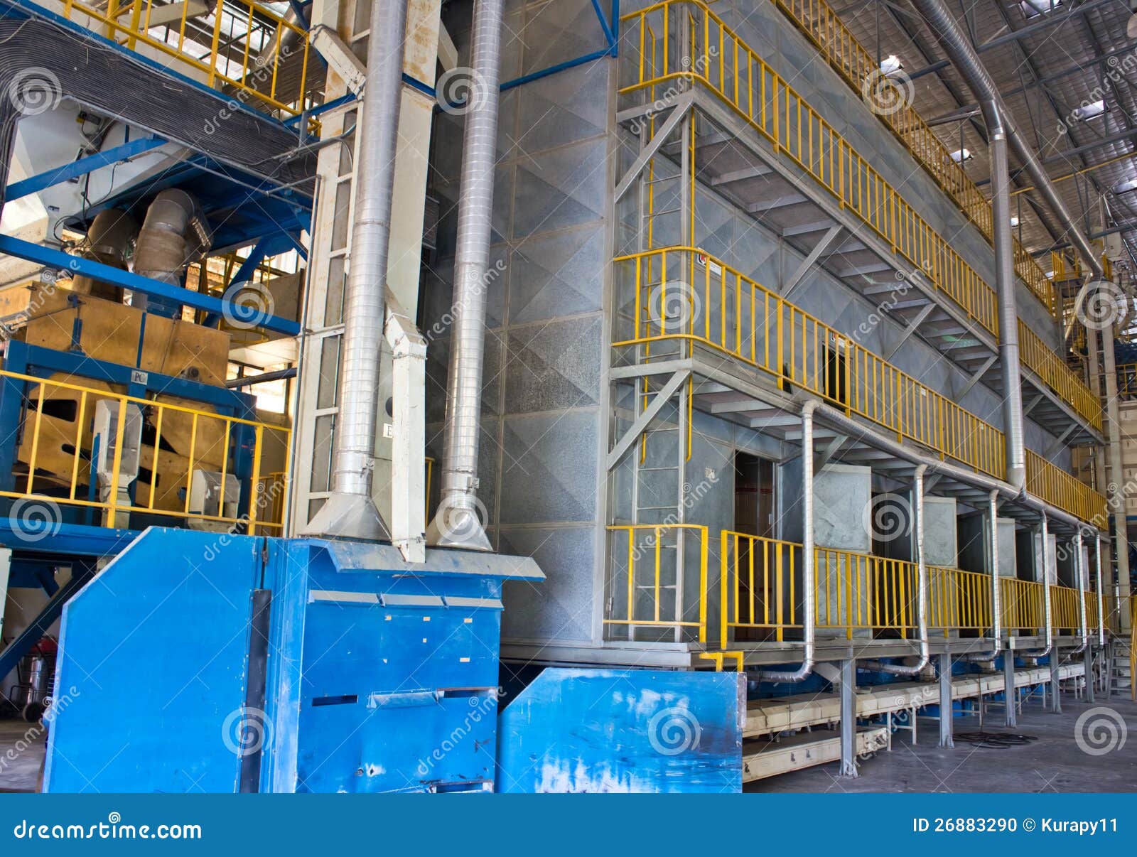 In a rice warehouse stock photo. Image of rice, pallet - 26883290