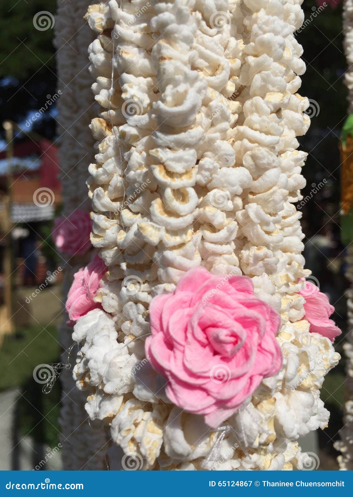 Rice wreath Garland stock image. Image of flower, garland - 65124867