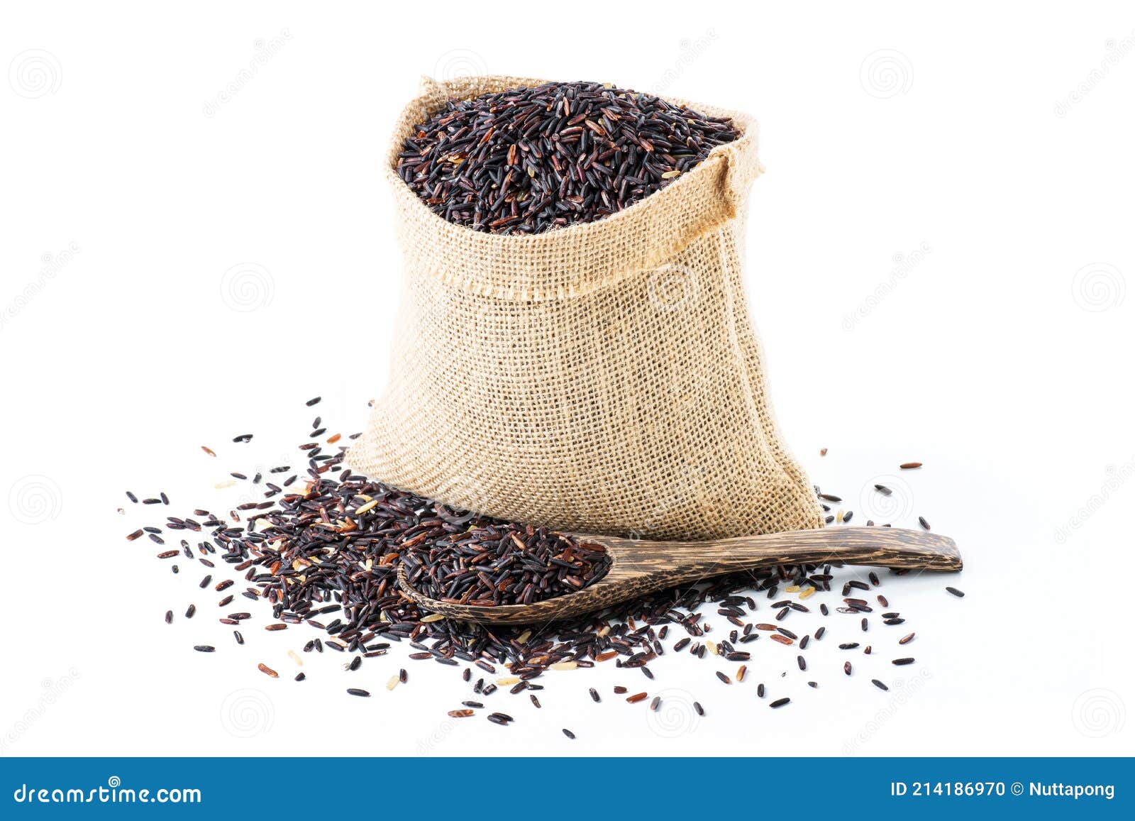Riceberry rice stock photo. Image of healthy, culture - 214186970