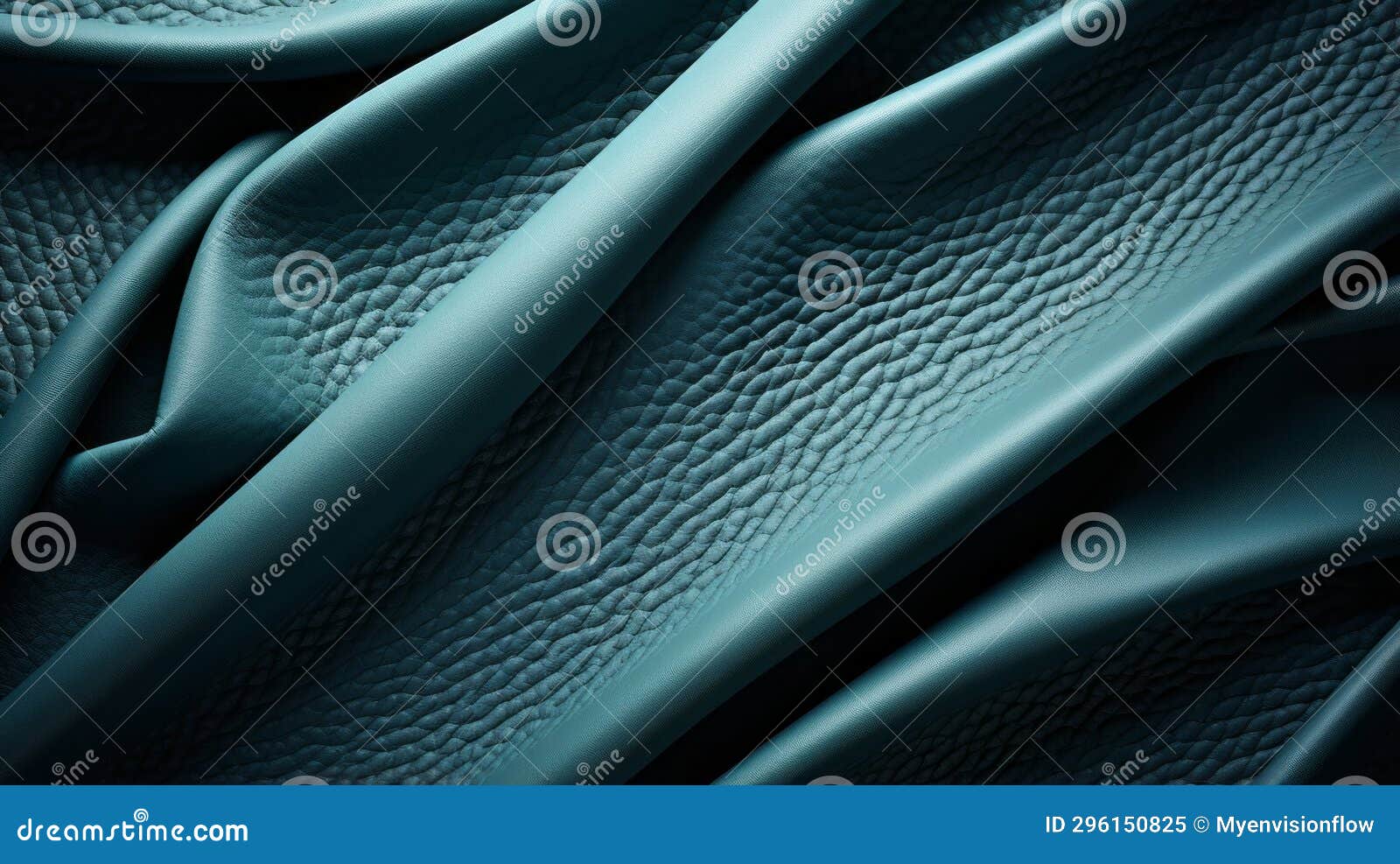 A Close Up of a Blue Leather Texture Stock Illustration - Illustration ...