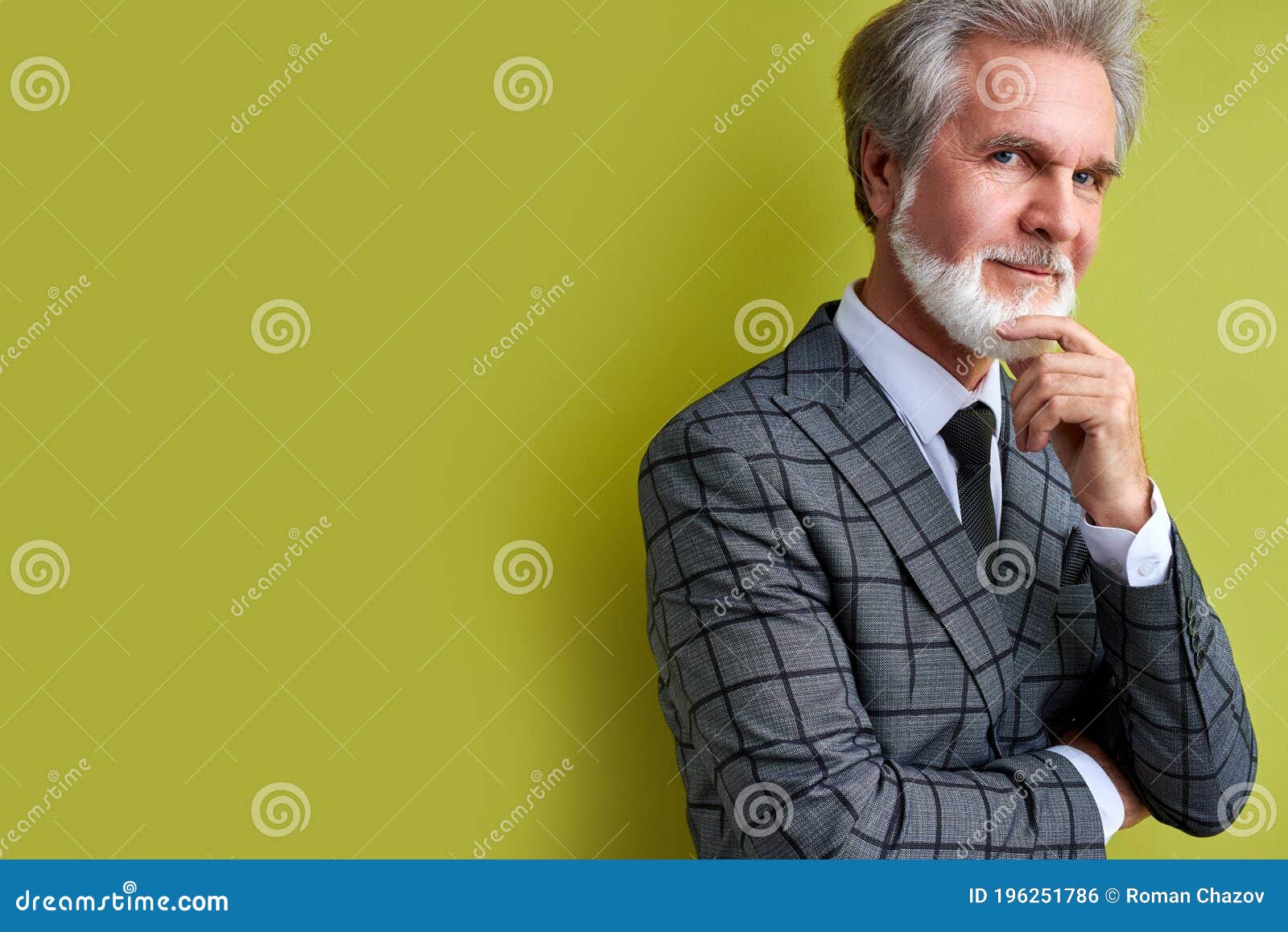 Rich boss in studio stock photo. Image of background - 196251786