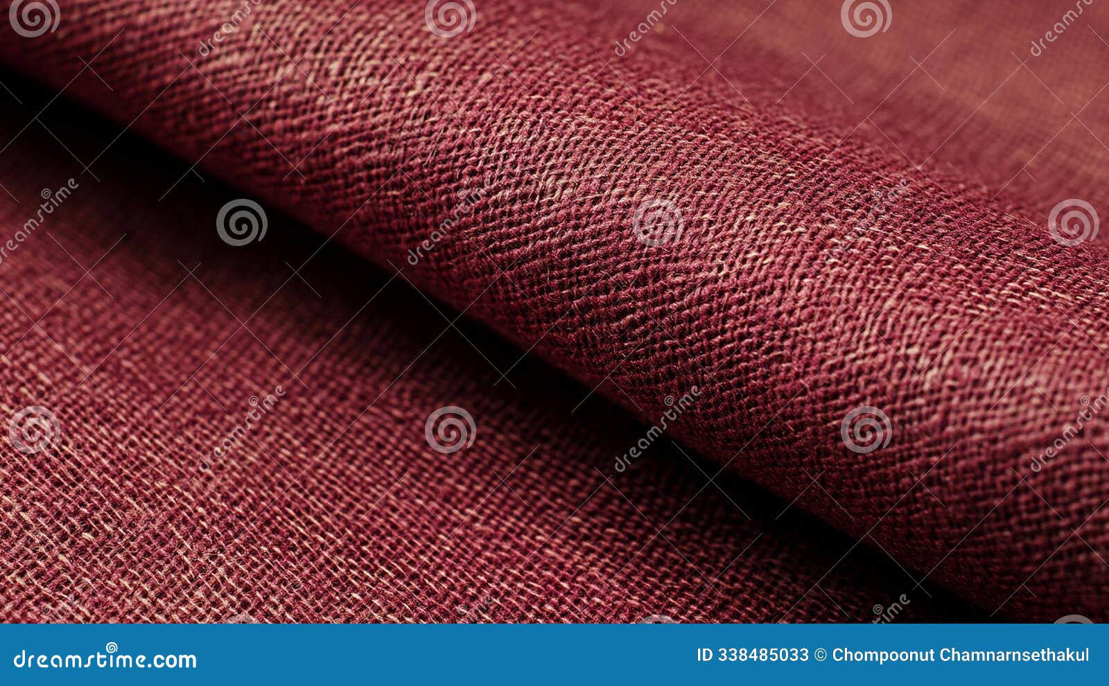 Rich Burgundy Canvas with a Slightly Uneven Texture and Natural Look ...