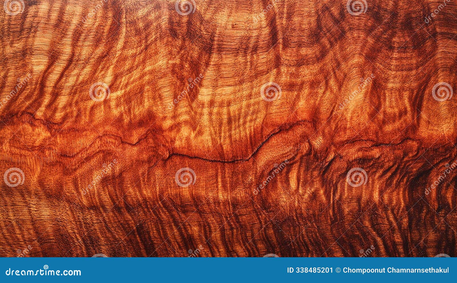 Rich Cherry Wood with a Warm Color and Intricate Grain Structure Stock ...