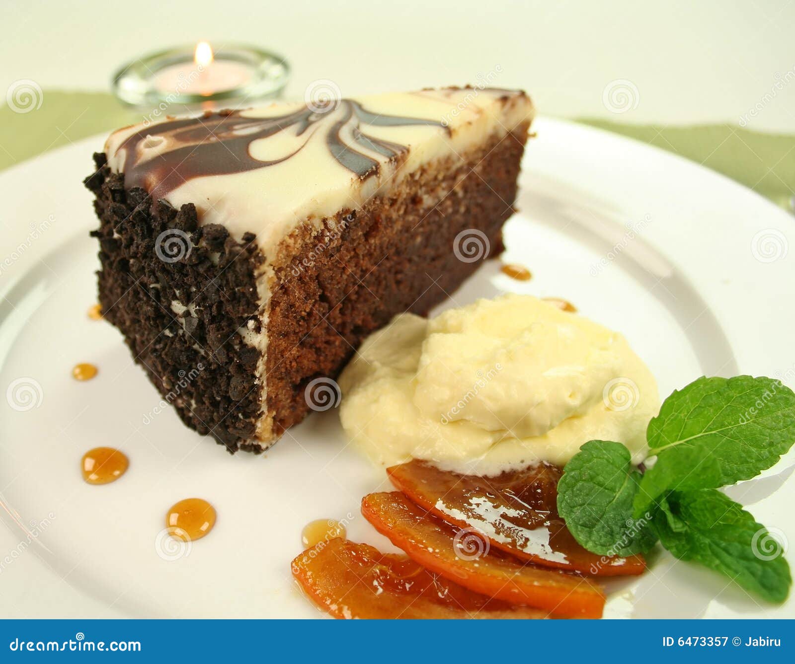 Rich Chocolate Cake stock image. Image of tasty, icing - 6473357