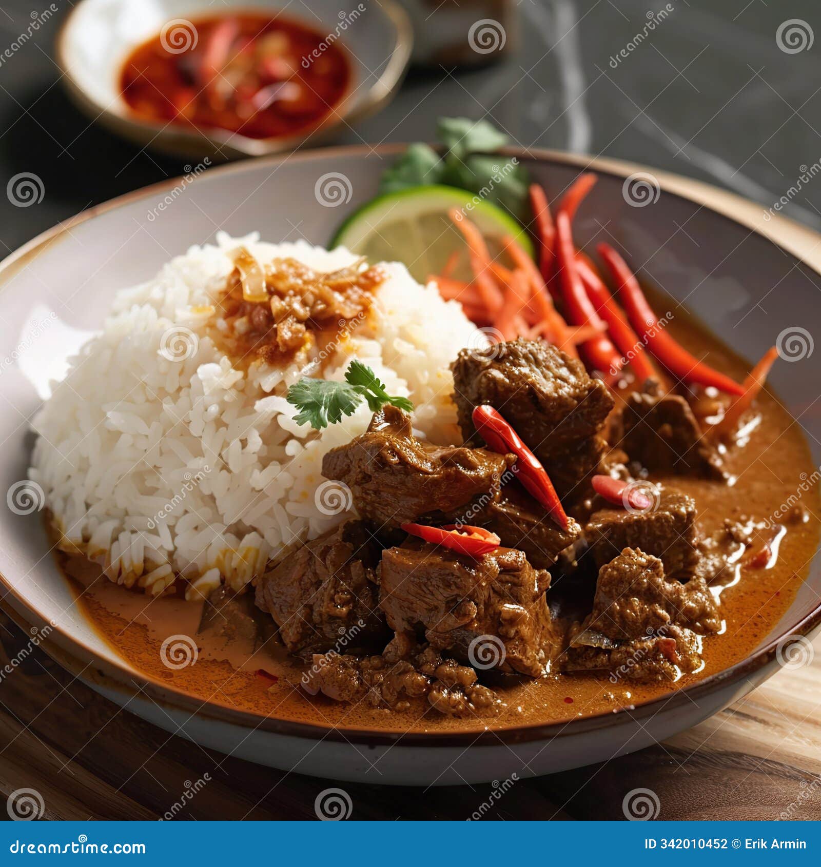Beef Rendang Is A Minang Dish Originating From The Minangkabau Region ...