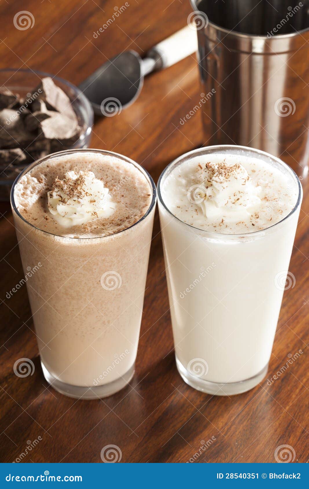 Rich and Creamy Milkshake stock image. Image of dairy - 28540351