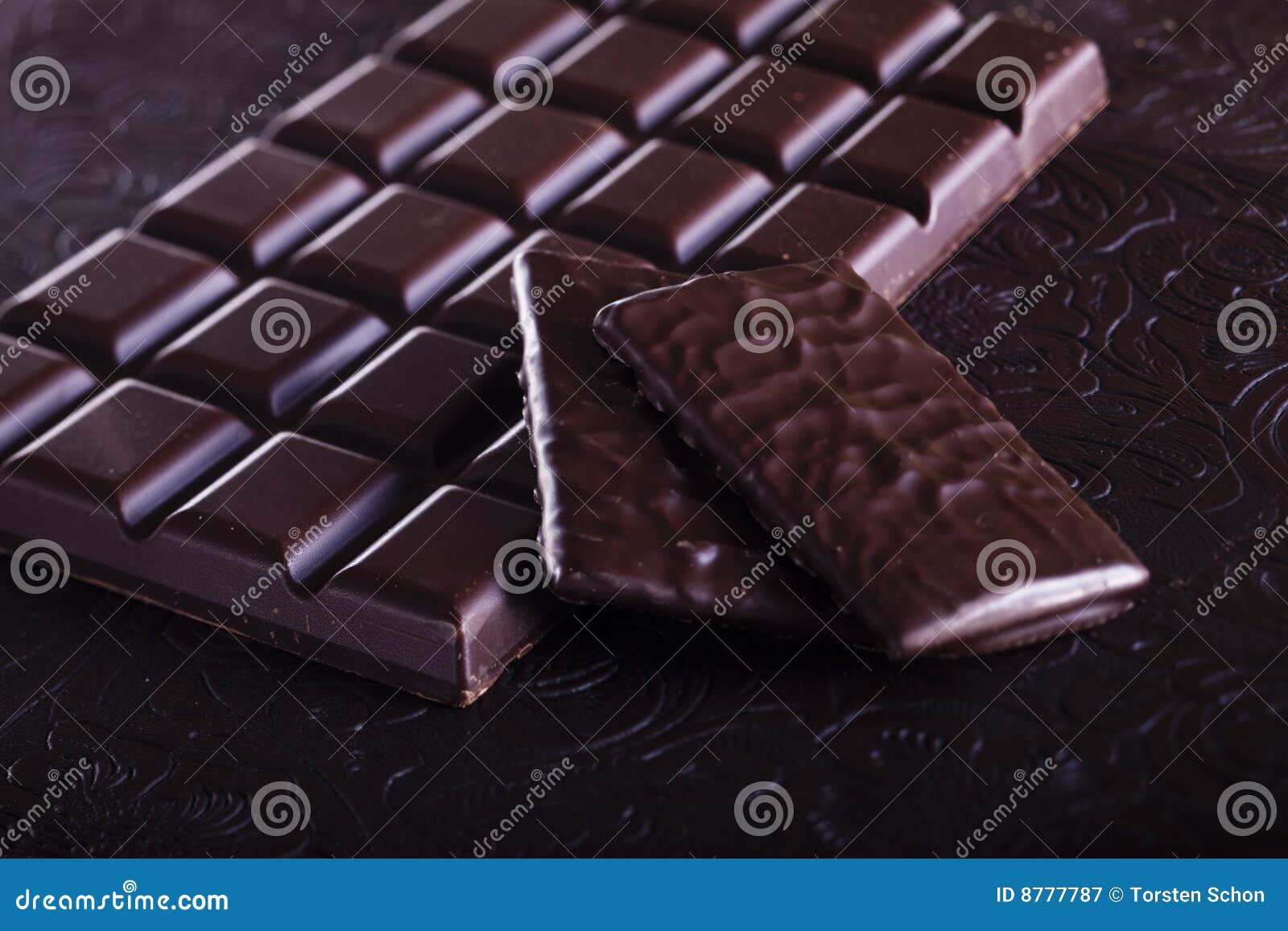 Rich dark chocolate stock image. Image of brown, sweet - 8777787