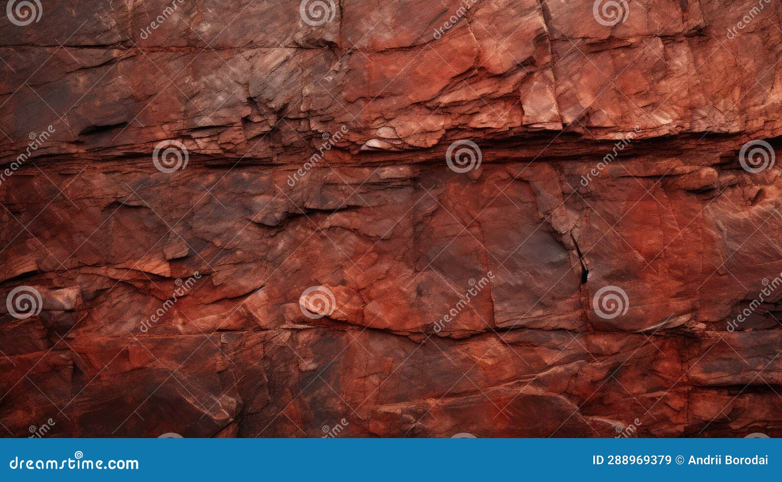Rich Dark Red Cliff Detail. Stock Illustration - Illustration of ...