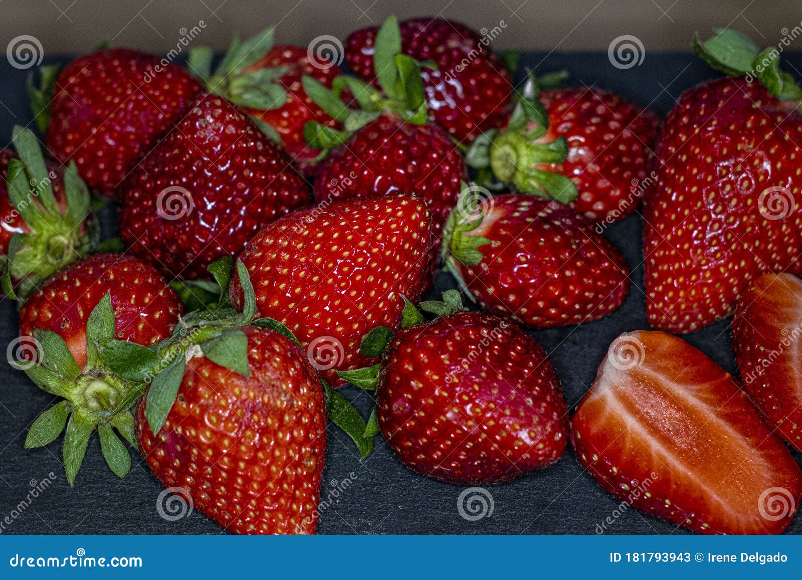 Rich and Delicious Strawberries Very Fresh Stock Image - Image of fresh ...