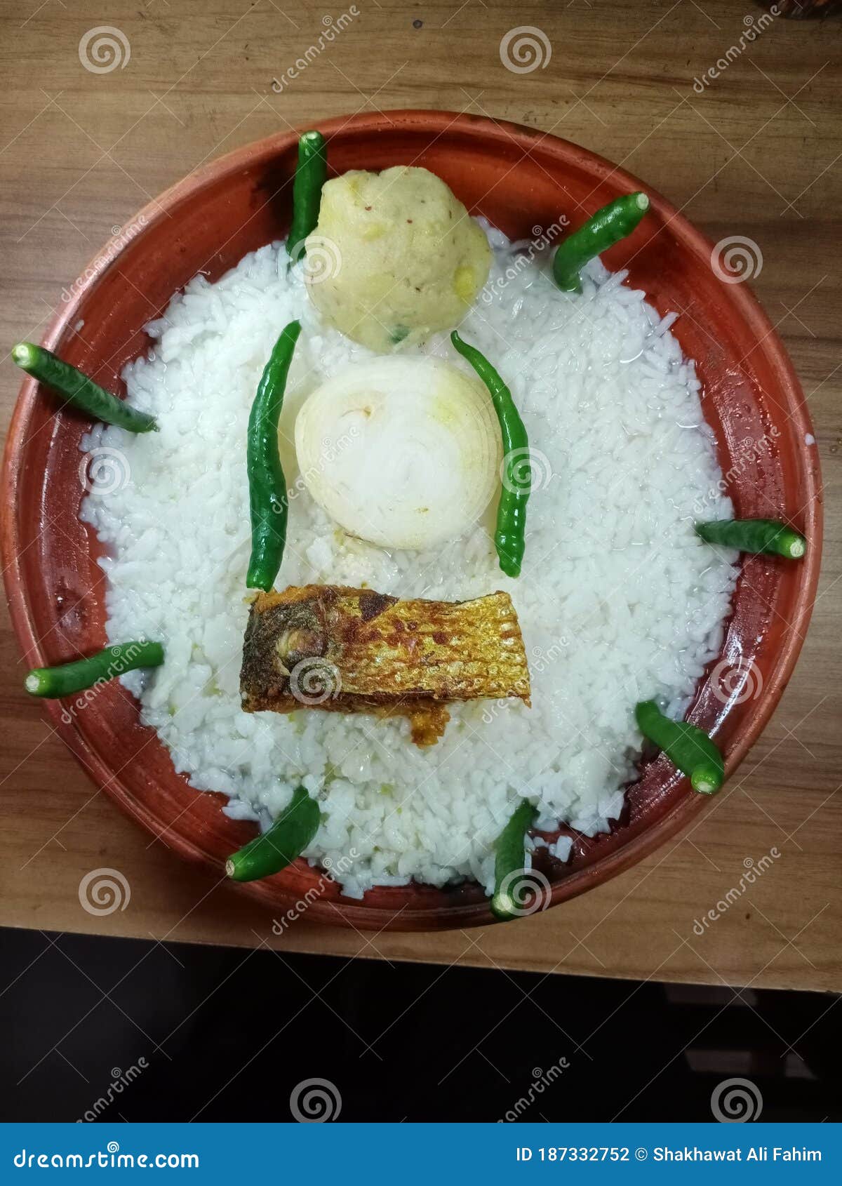 Bangle New Year Food,Panta Hilsa. Bangle New Year Food Stock Photo ...