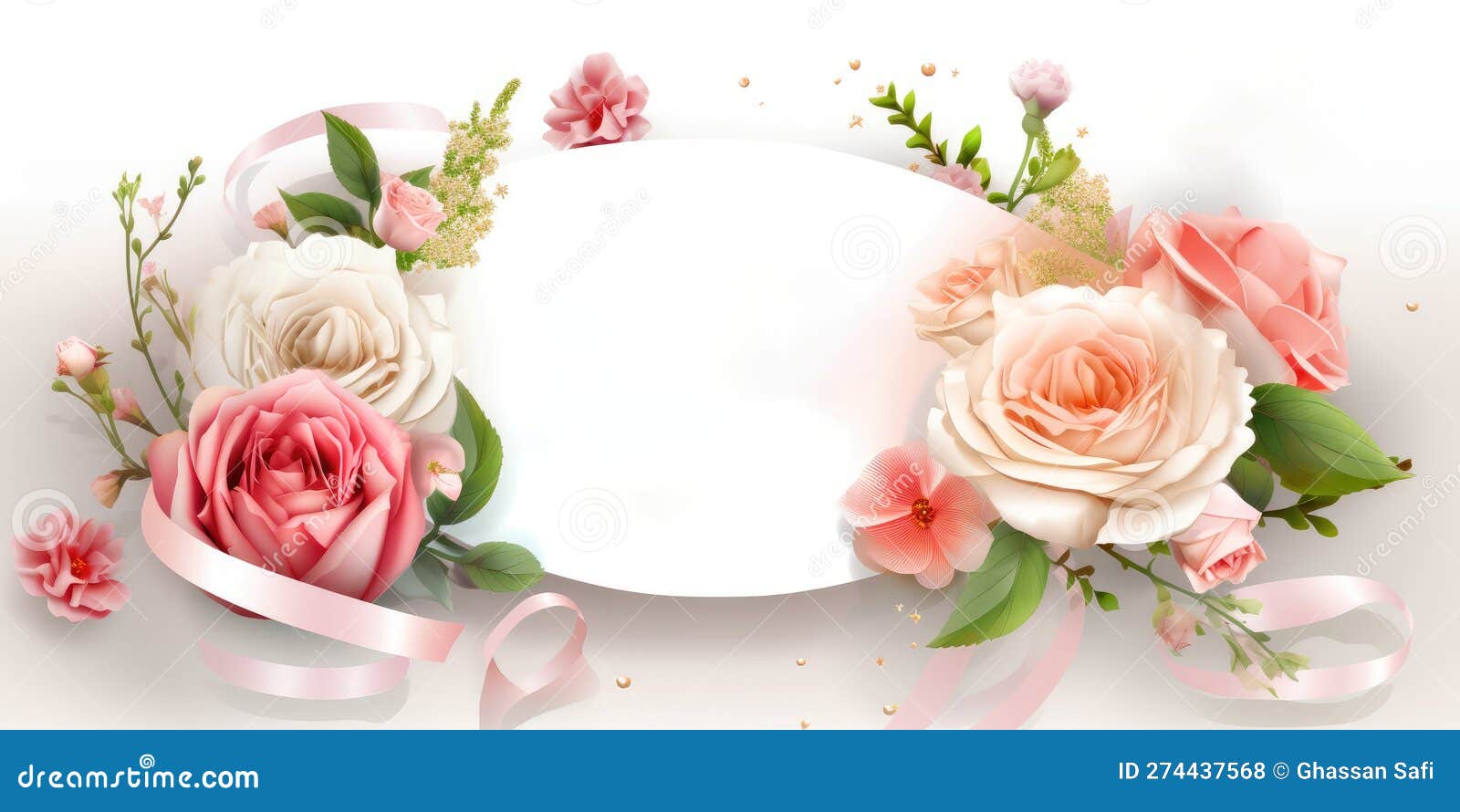 Rich, Banner Background Template., Blank Banner Layout Design. Cartoon ...