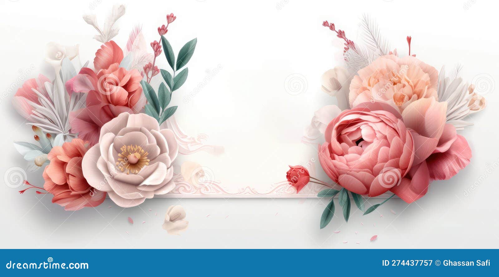 Rich, Banner Background Template., Blank Banner Layout Design. Cartoon ...