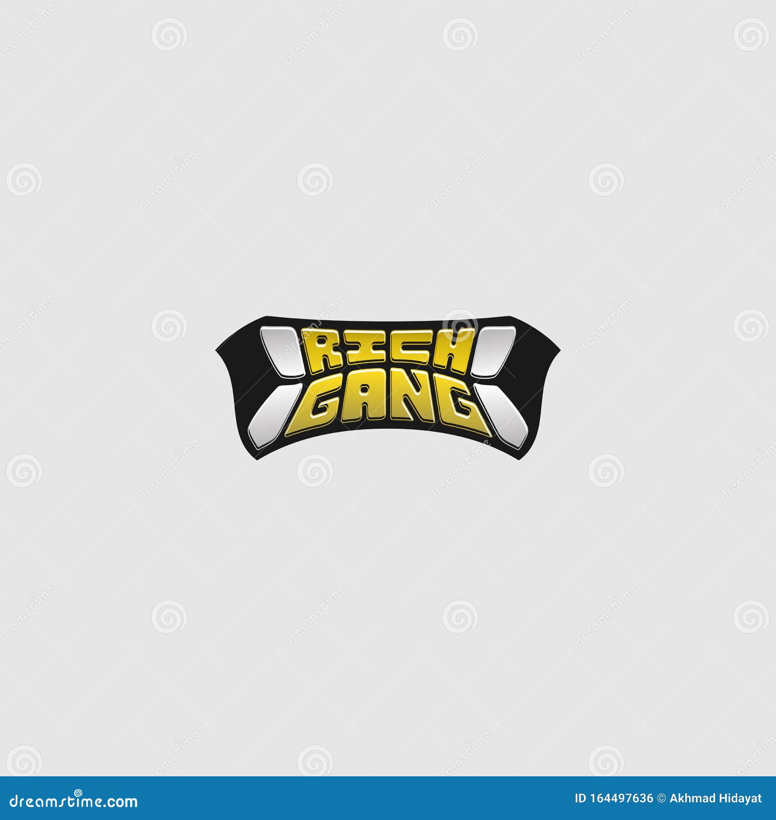 Rich Gang Logo Vector Design Stock Vector - Illustration of designs ...