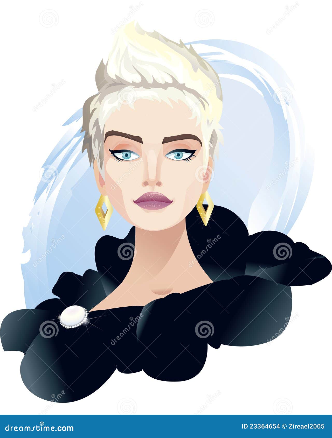 Rich Lady Clipart Free