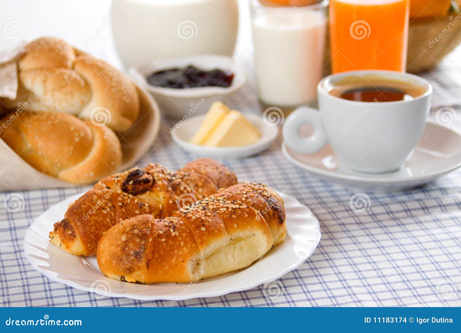 Rich and healthy breakfast stock photo. Image of baked - 11183174