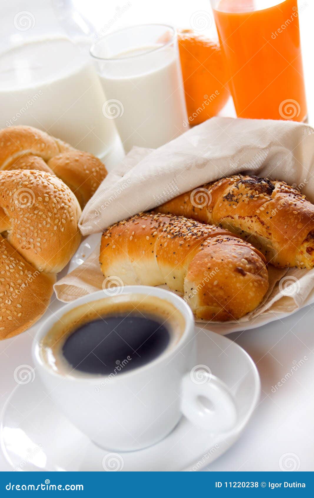Rich and healthy breakfast stock photo. Image of milk - 11220238