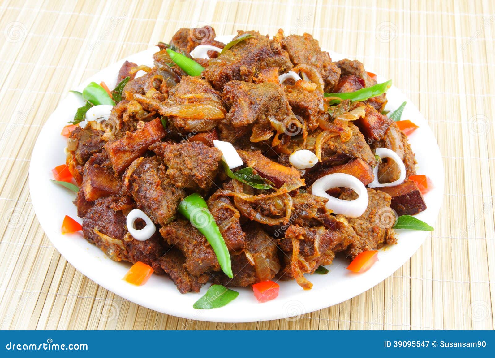 Rich hearty meat roast stock image. Image of cream, dish - 39095547