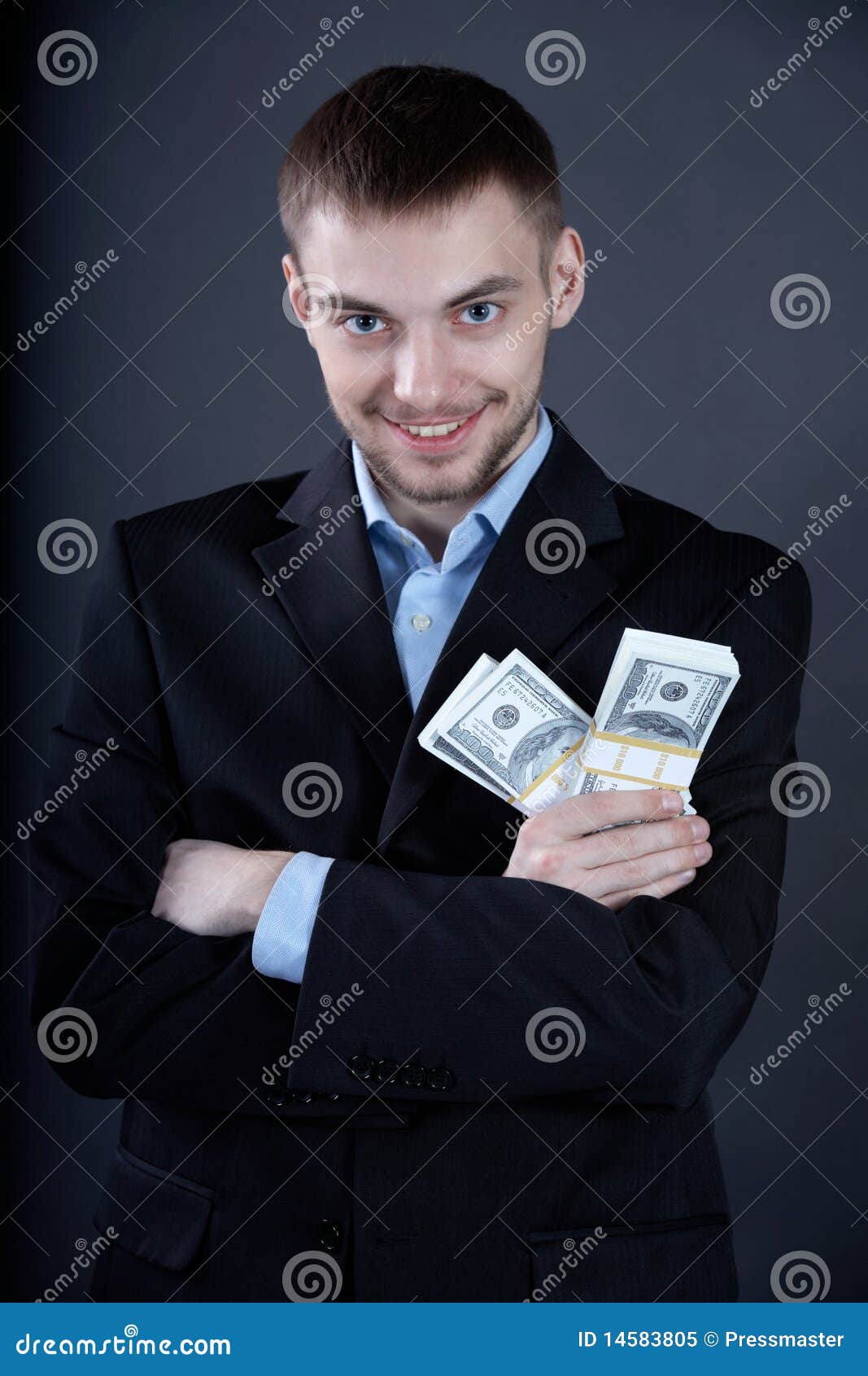 Rich man stock image. Image of confident, darkness, employer - 14583805