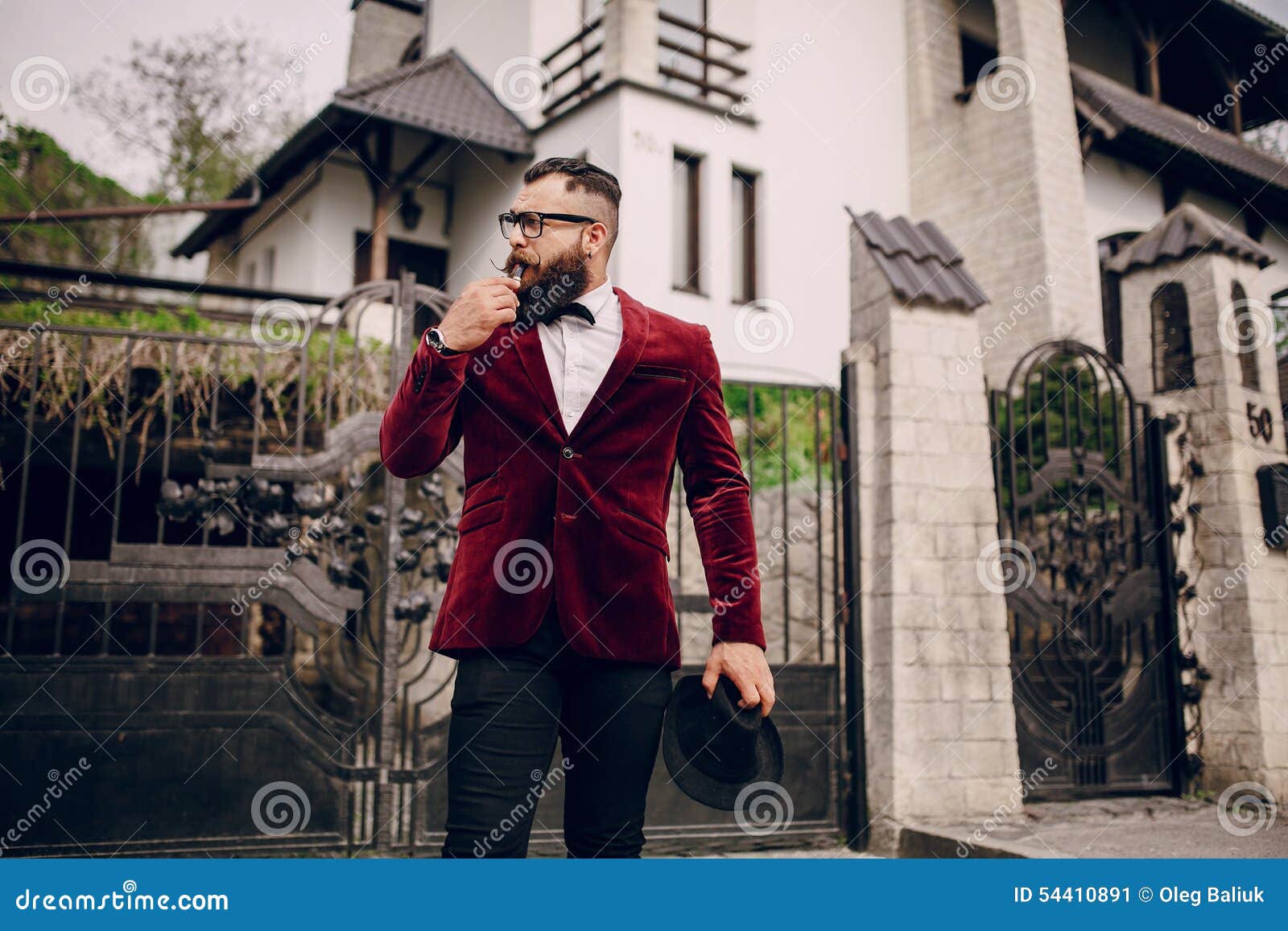 Rich man stock image. Image of glasses, casual, face - 54410891