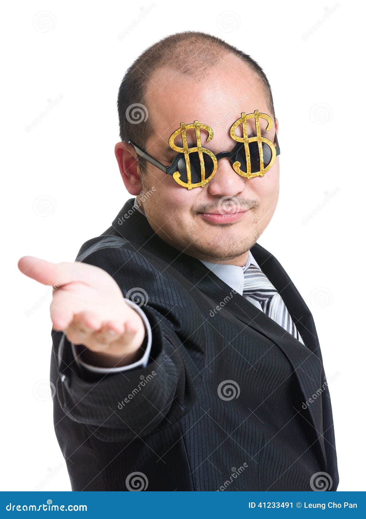 Rich man open plam hand stock image. Image of manager - 41233491