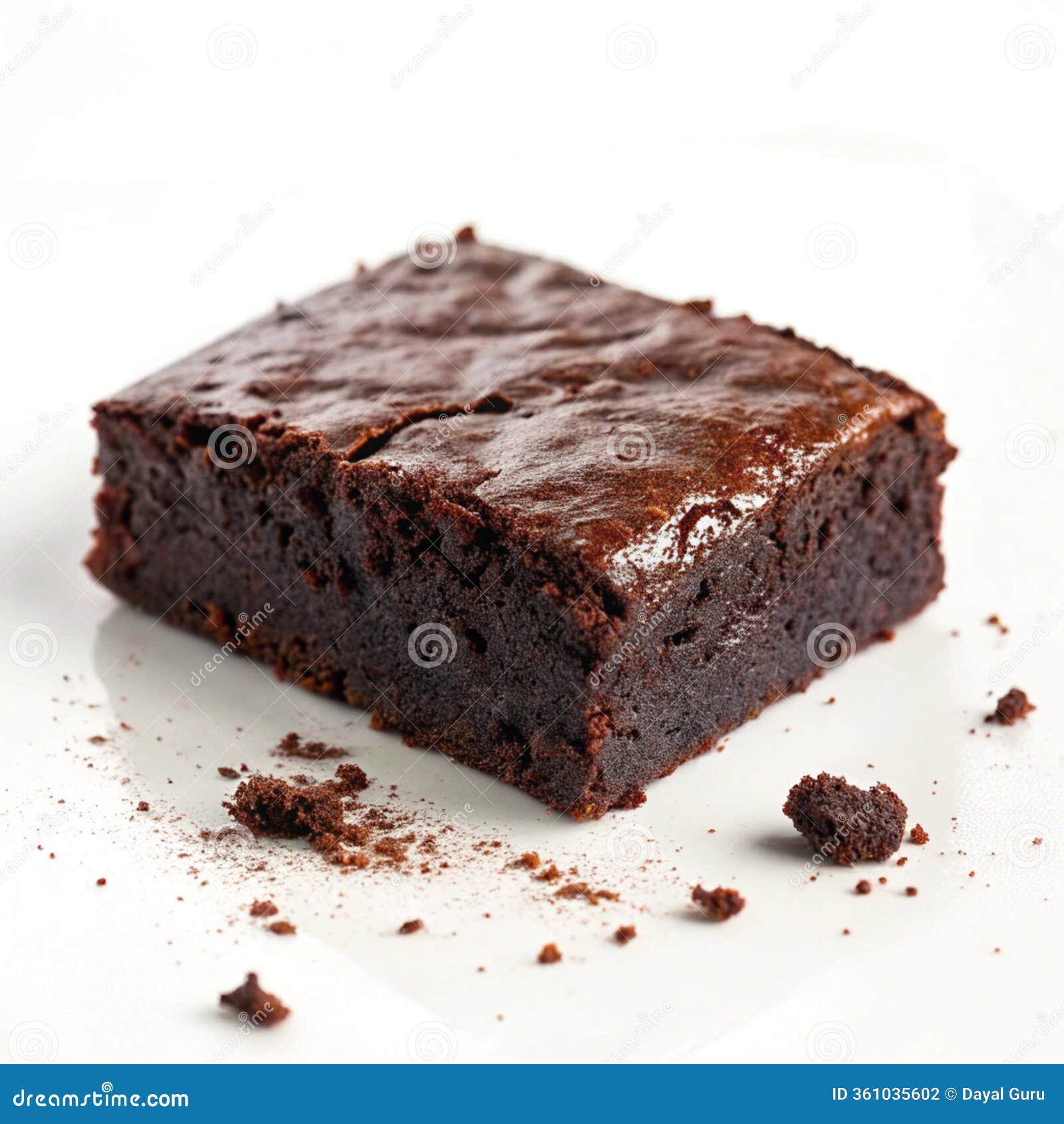 Rich Moist Brownie Isolated on Transparent Background Stock ...