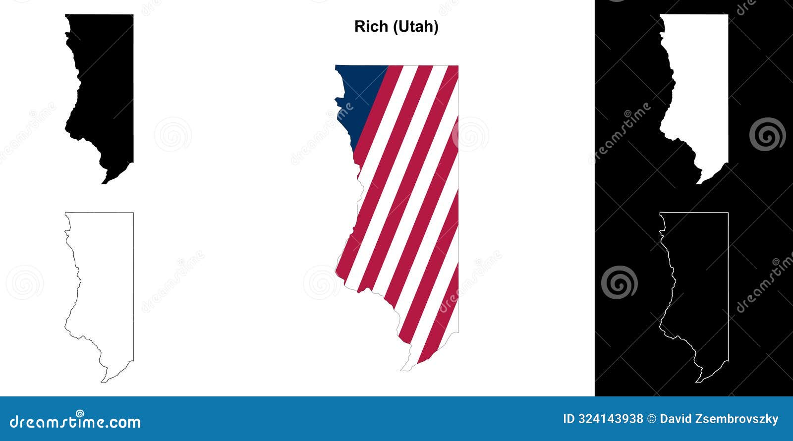 Rich Outline Map Vector Illustration | CartoonDealer.com #324143938