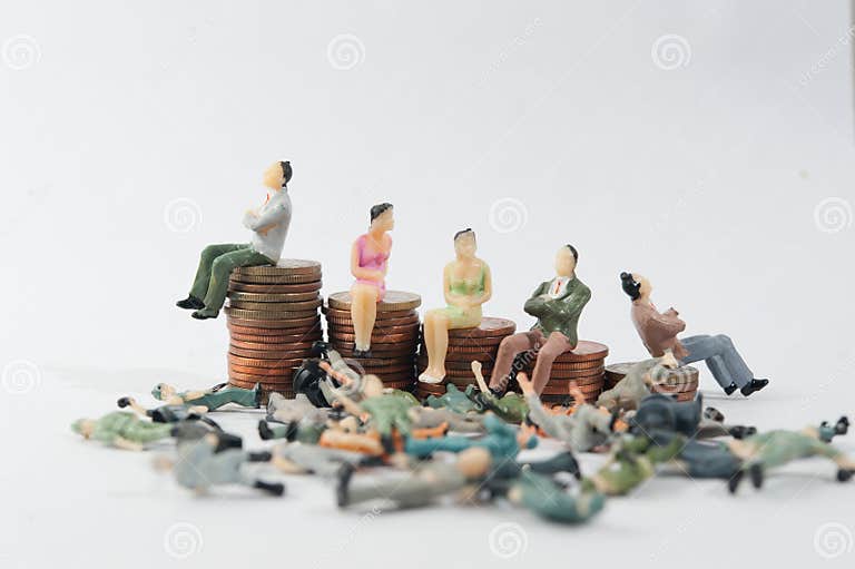 Rich People and Poor People Stock Photo - Image of income, concept ...