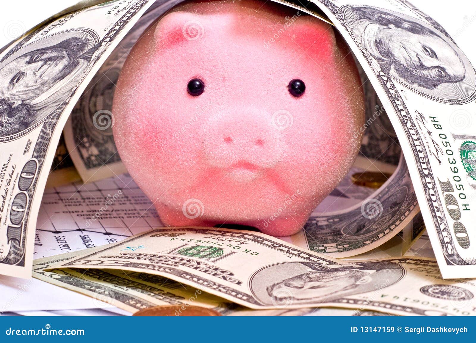 Rich pig stock image. Image of heap, business, isolated - 13147159