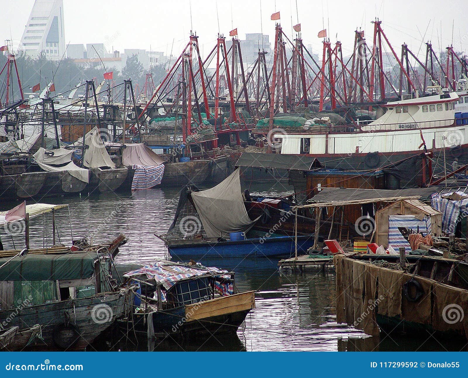 CHINESE HARBOR stock photo. Image of south, water, harbor - 117299592