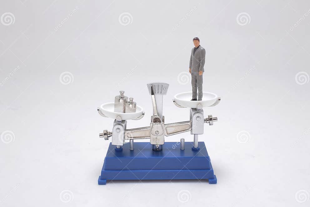 Rich and Poor Men Comparison on Balance Scale Stock Image - Image of ...