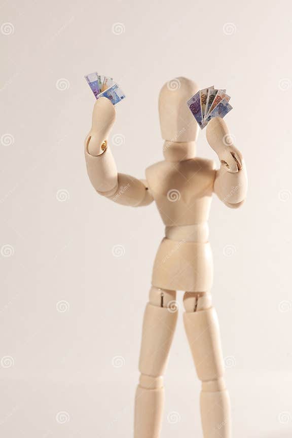 Rich puppet stock image. Image of model, money, business - 13464389