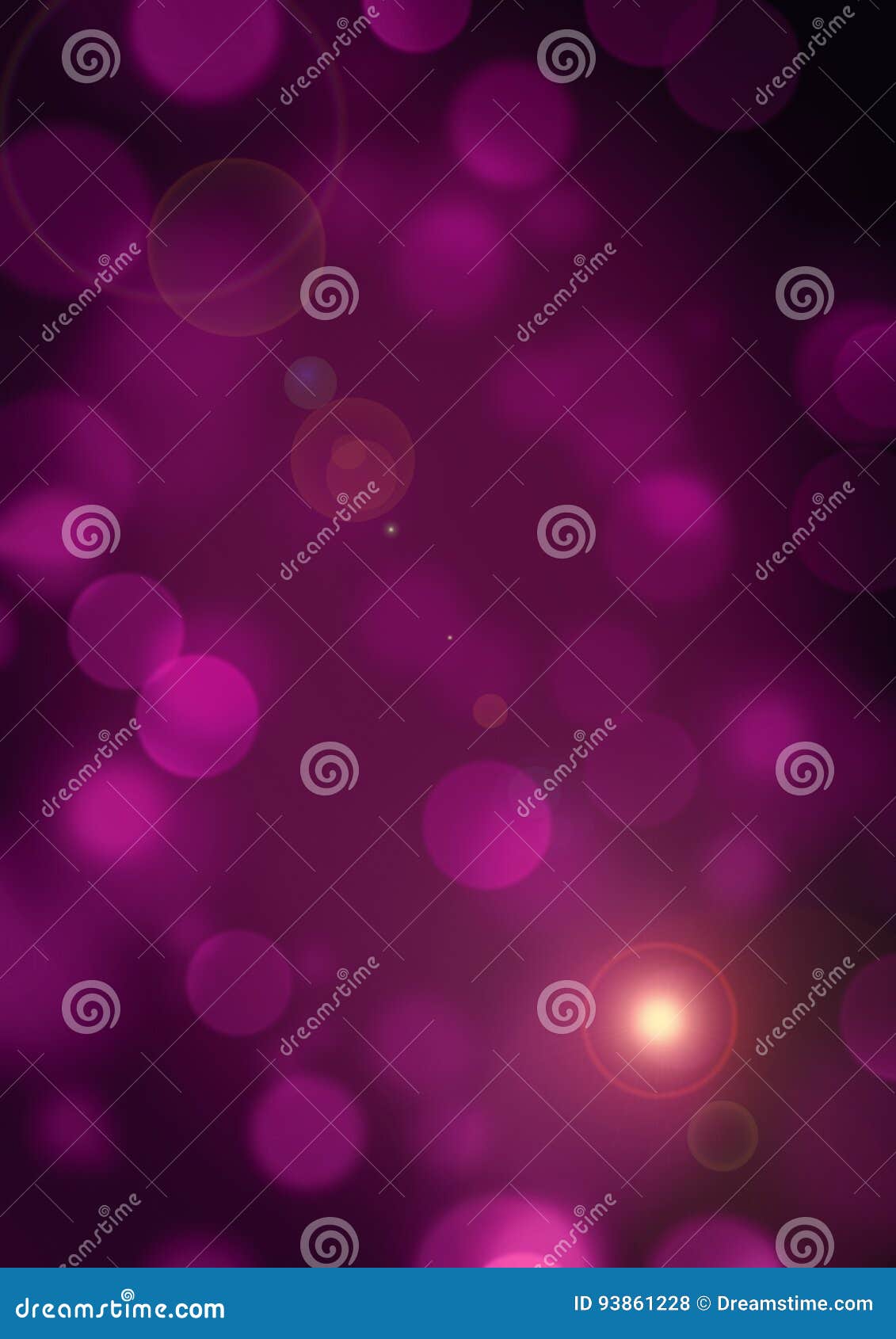 Rich Purple Background Bokeh Blur 5 Stock Illustration - Illustration ...