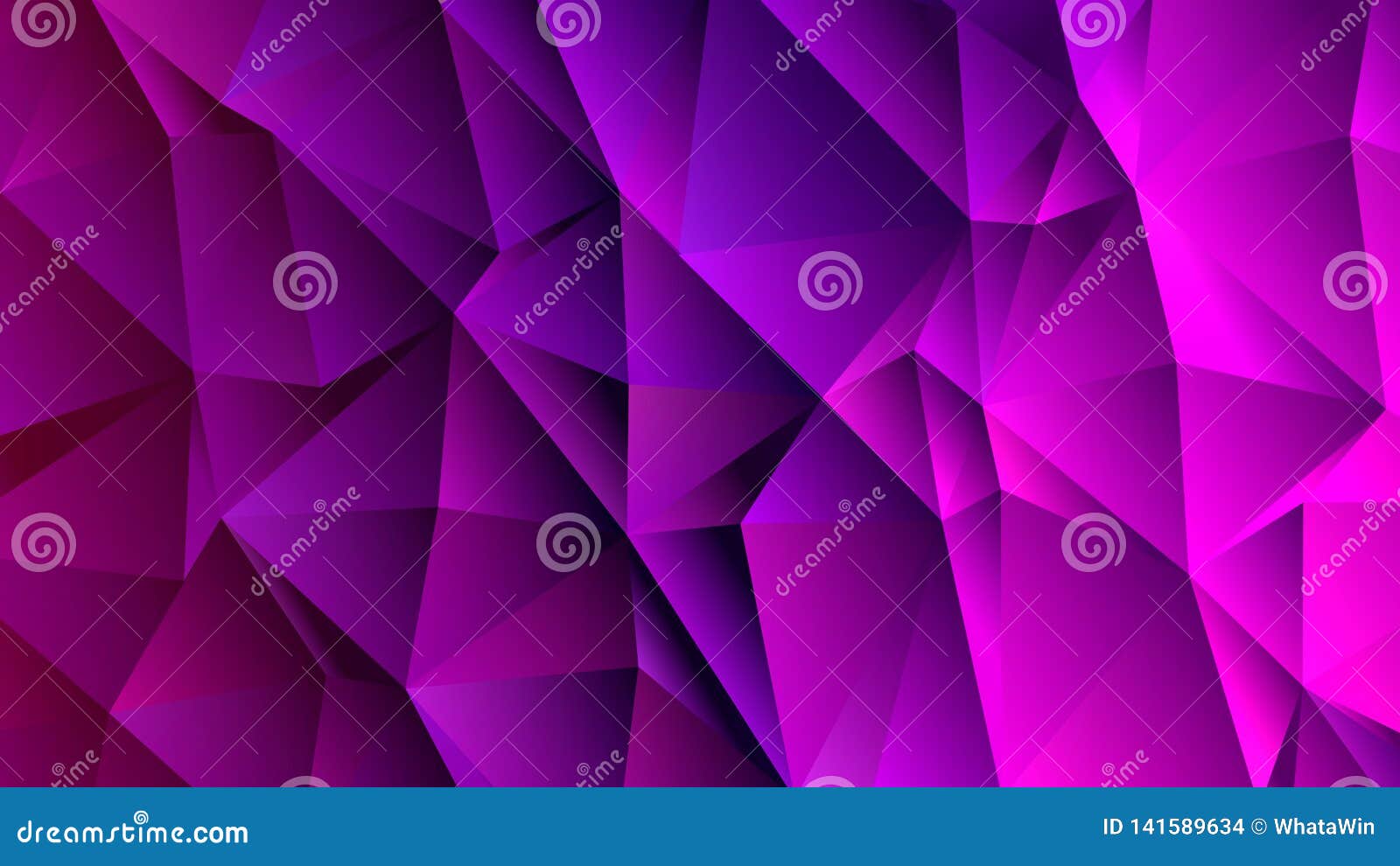 Rich Purple Triangle Low Poly Backdrop Design Stock Vector ...