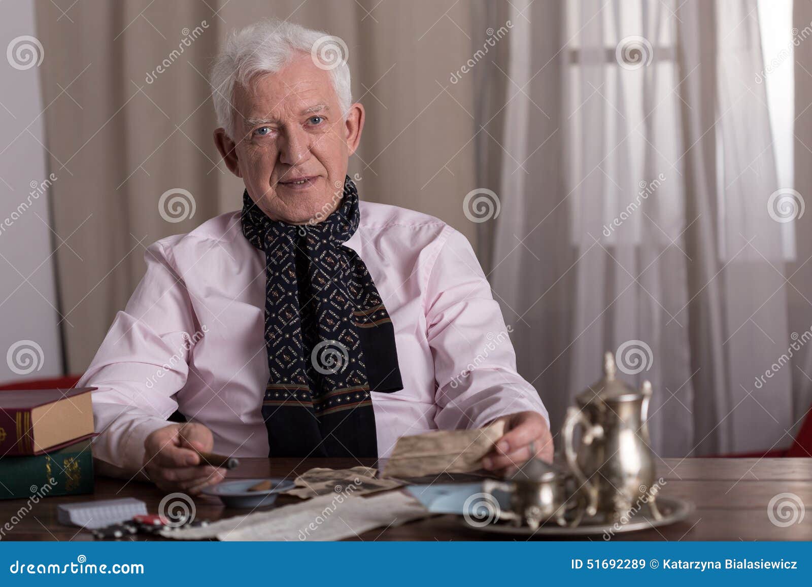 Rich senior businessman stock image. Image of person - 51692289
